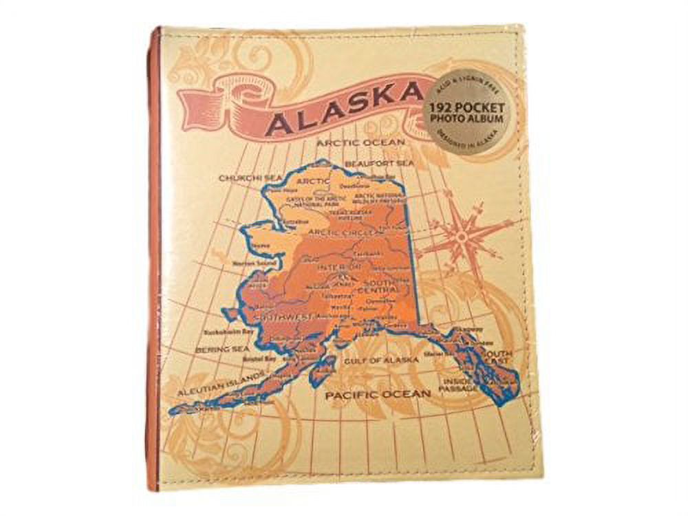 Embossed Alaska Photo Album Holds 192 4x6" Photo Safe - Walmart.com