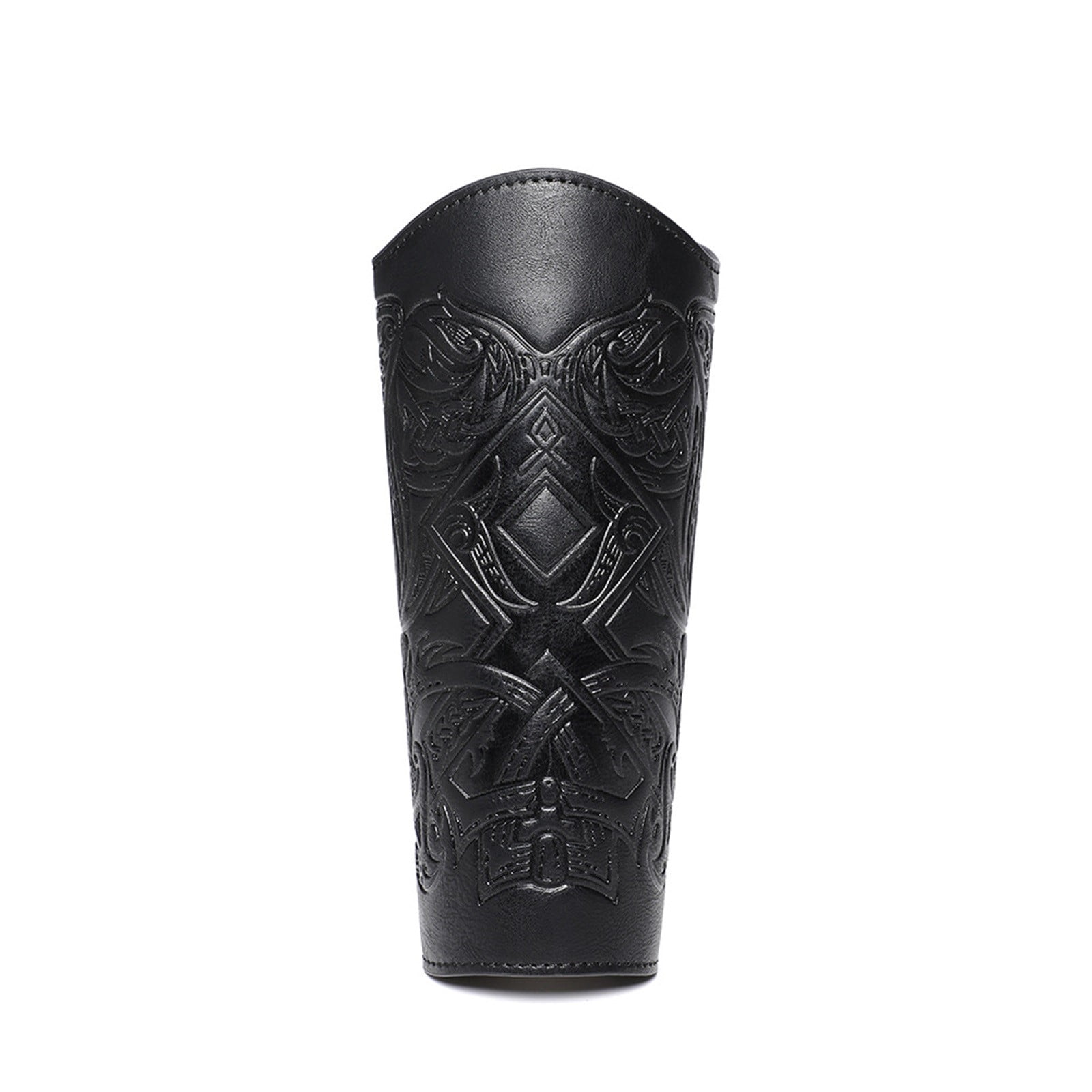 Embossed Arm Bracers Retro Leather Gauntlets Guards for and LARP Events ...