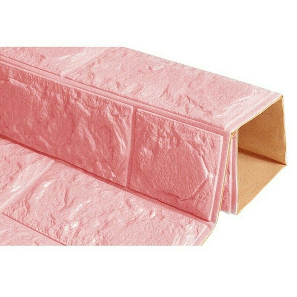 Embossed Brick Wall Sticker, by Magik - Walmart.com