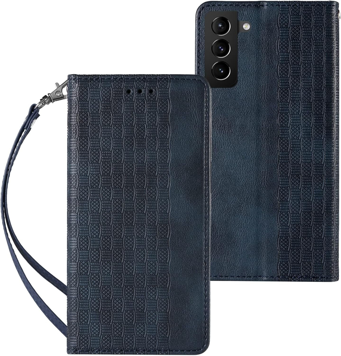 Embossed Flip Wallet Leather Phone Case for Samsung Galaxy S20 S10 Note ...