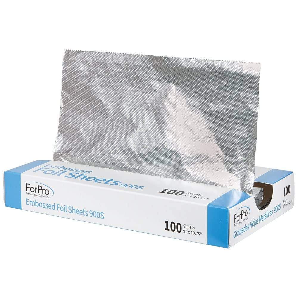 Embossed Foil Sheets 900S, Aluminum Foil, Pop-Up Dispenser, for Hair ...