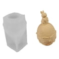 Embossed Hare Easter Eggs Silicone Molds Easter Silicone Mould for ...