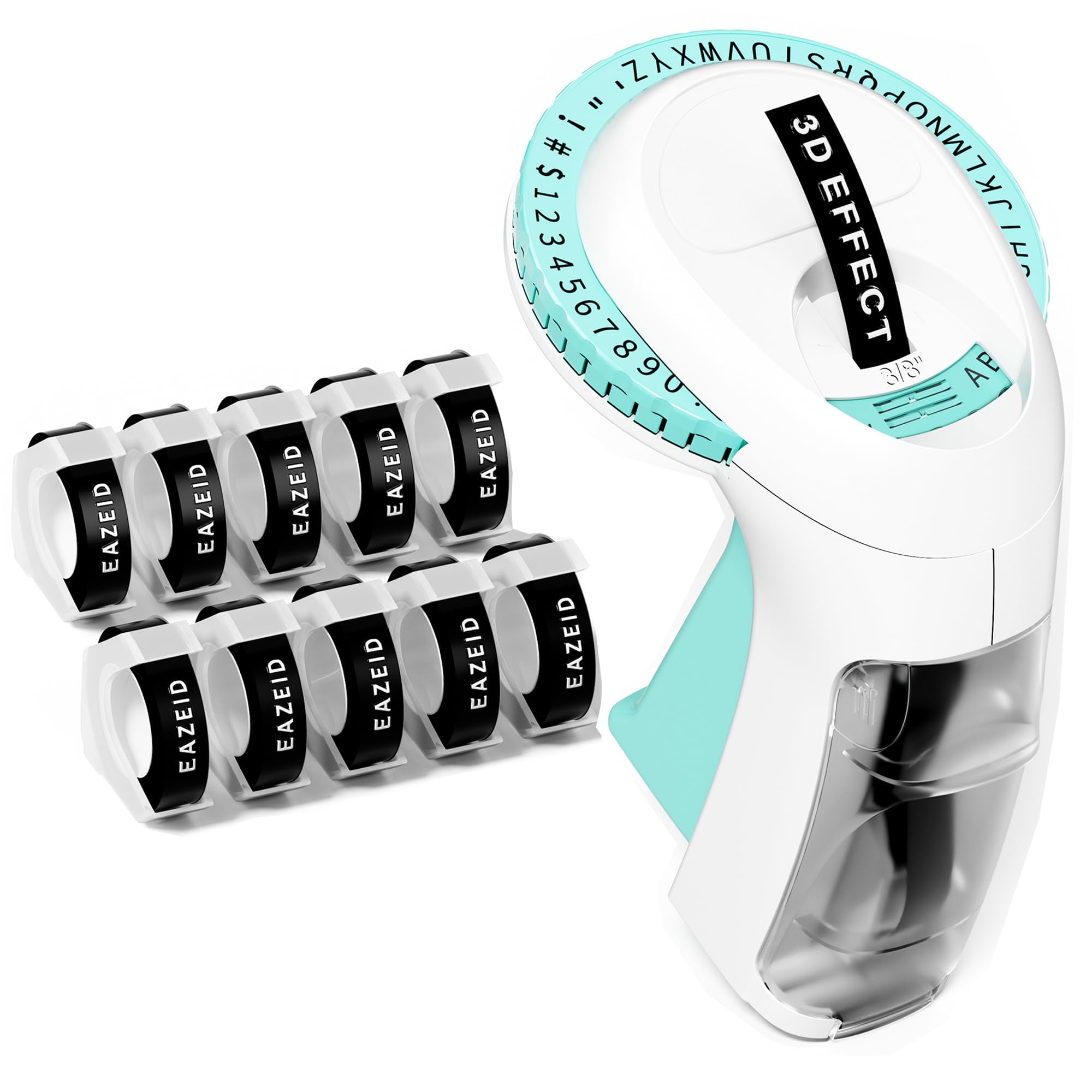 Embossed Label Maker Machine with Tapes, Retro Embossing Label Maker ...