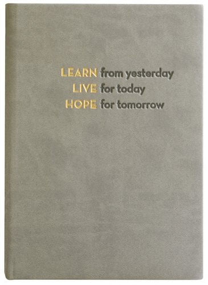 Embossed Learn, Live, Hope, .. Journal Diary, Hard Cover, .. Lined 5x7 ...