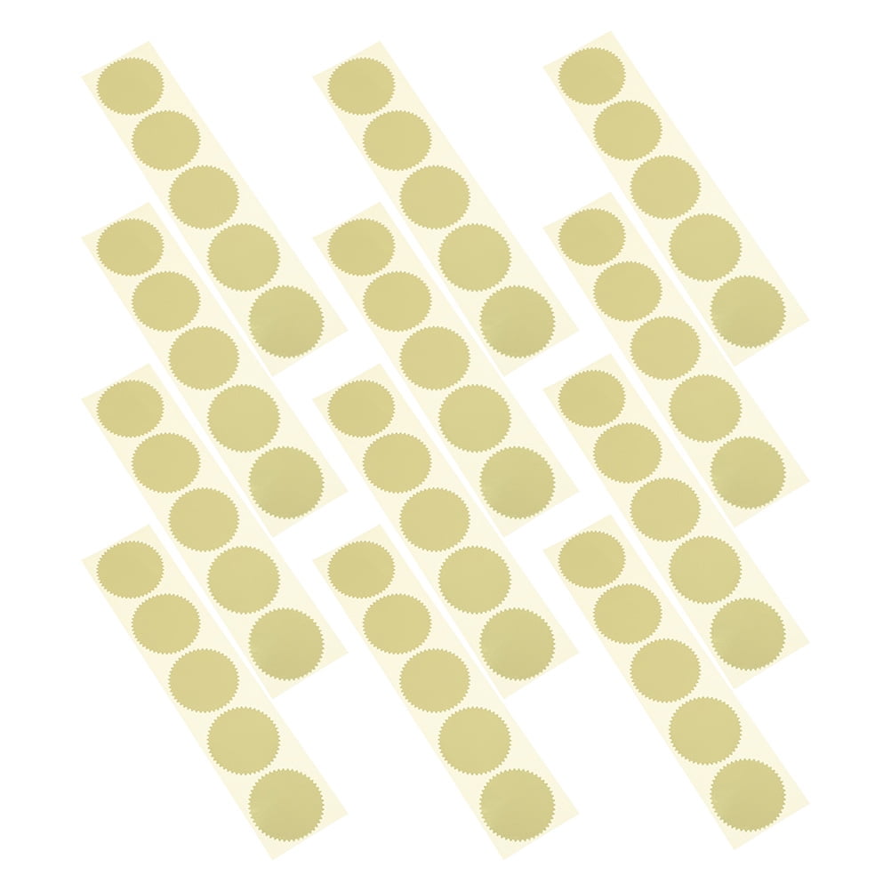 Embossed Round Dot Sticker Wedding Stickers for Favors Label 100 Pcs ...