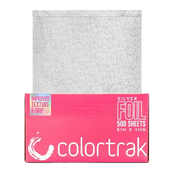 Embossed Sheets Silver Aluminum Foil Pop-up Dispenser, 500 Pre-cut ...