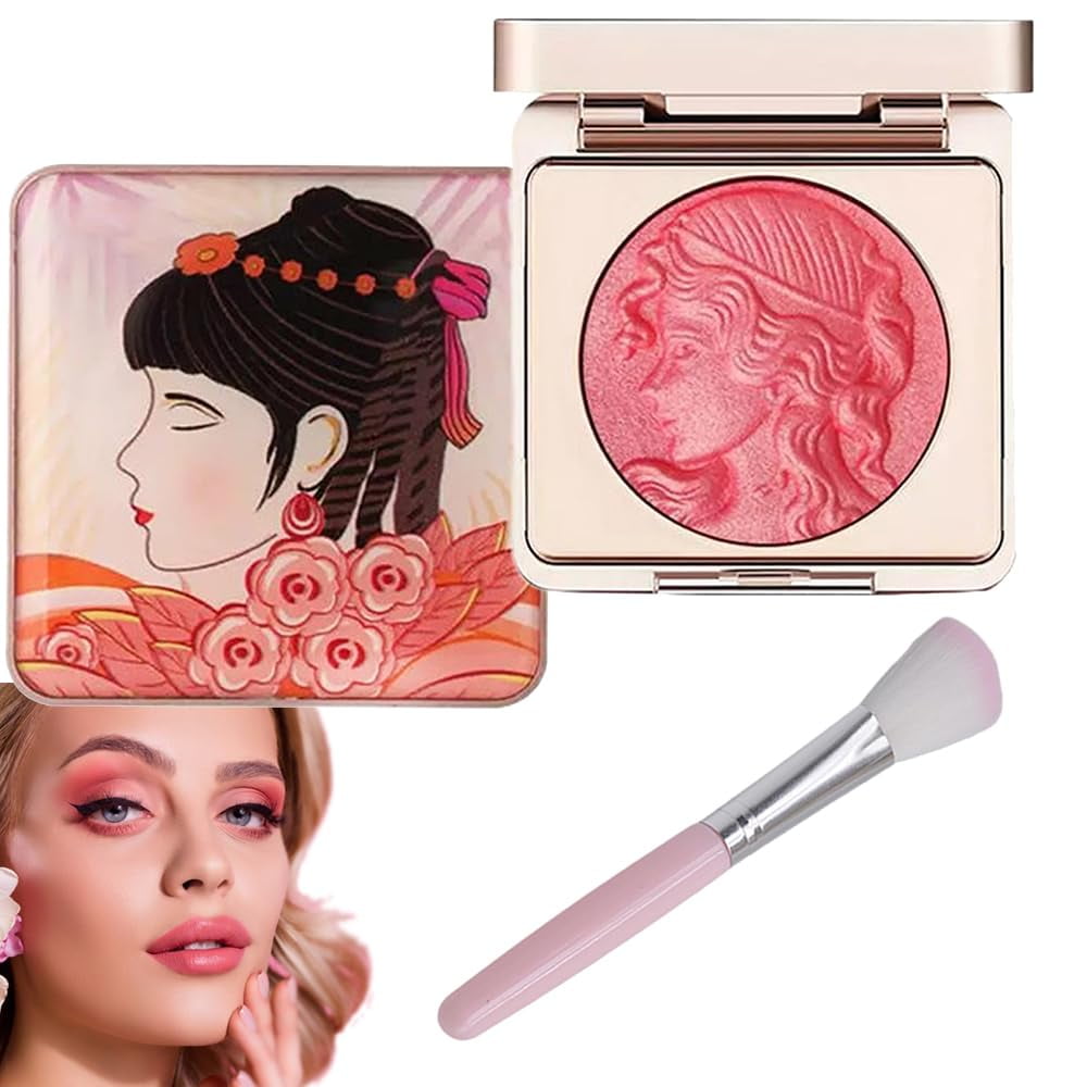 Embossed Smooth Powder Blush Palette for Cheeks, Embossed Makeup ...