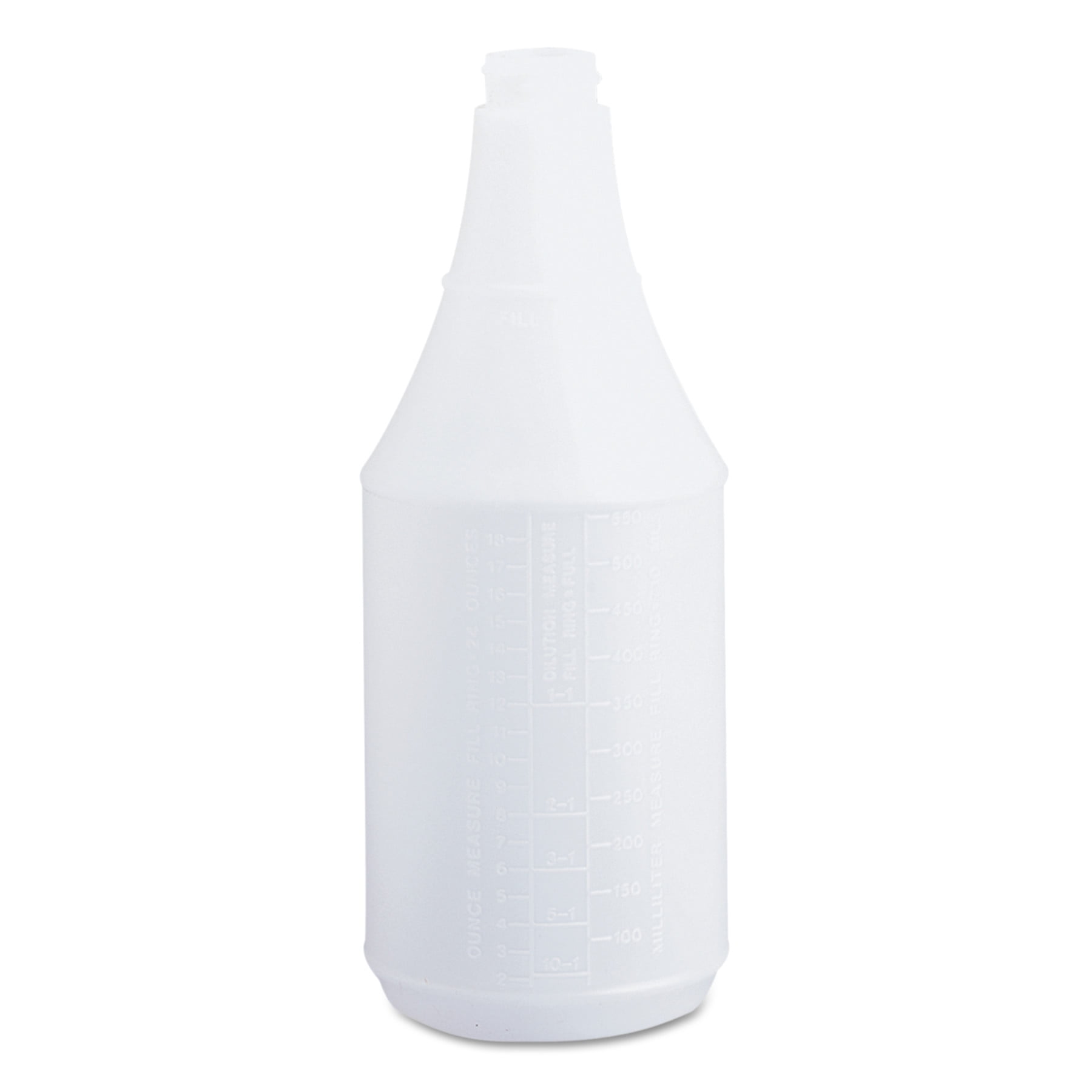 Embossed Spray Bottle, 24 Oz, Clear, 24/carton | Bundle of 5 Cartons ...