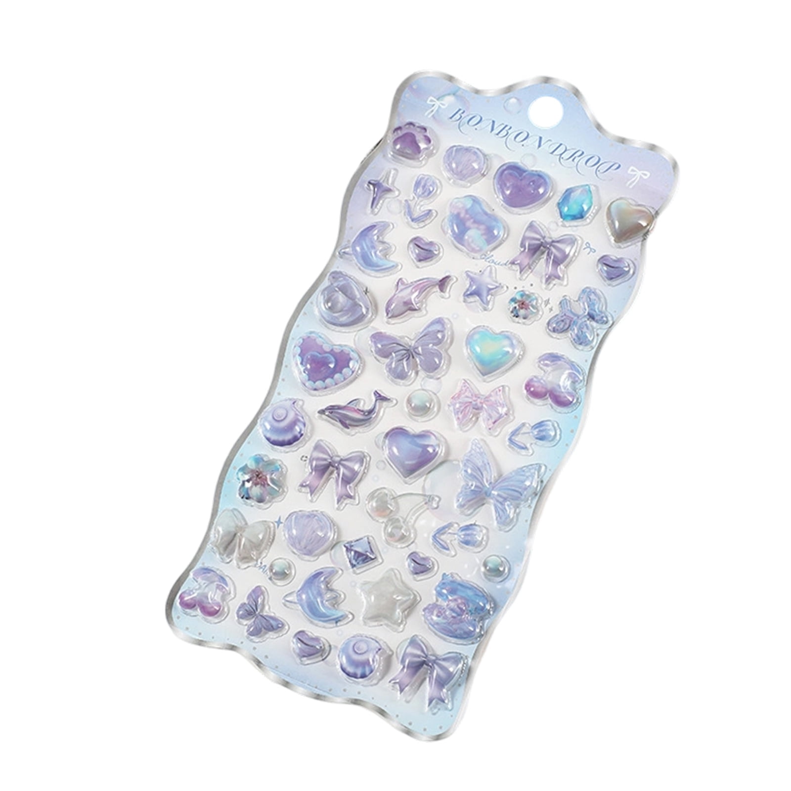 Embossed Sticker Cartoon PVC Resin Sticker For Scrapbooking Notebook ...