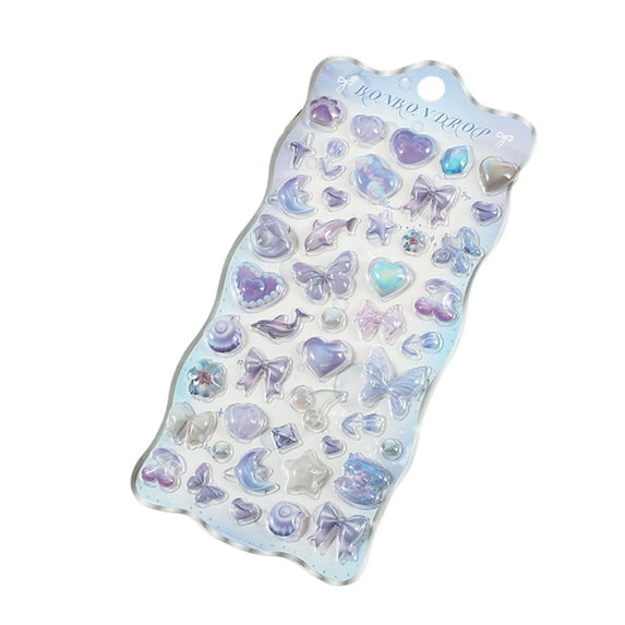 Embossed Sticker Cartoon PVC Resin Sticker For Scrapbooking Notebook ...