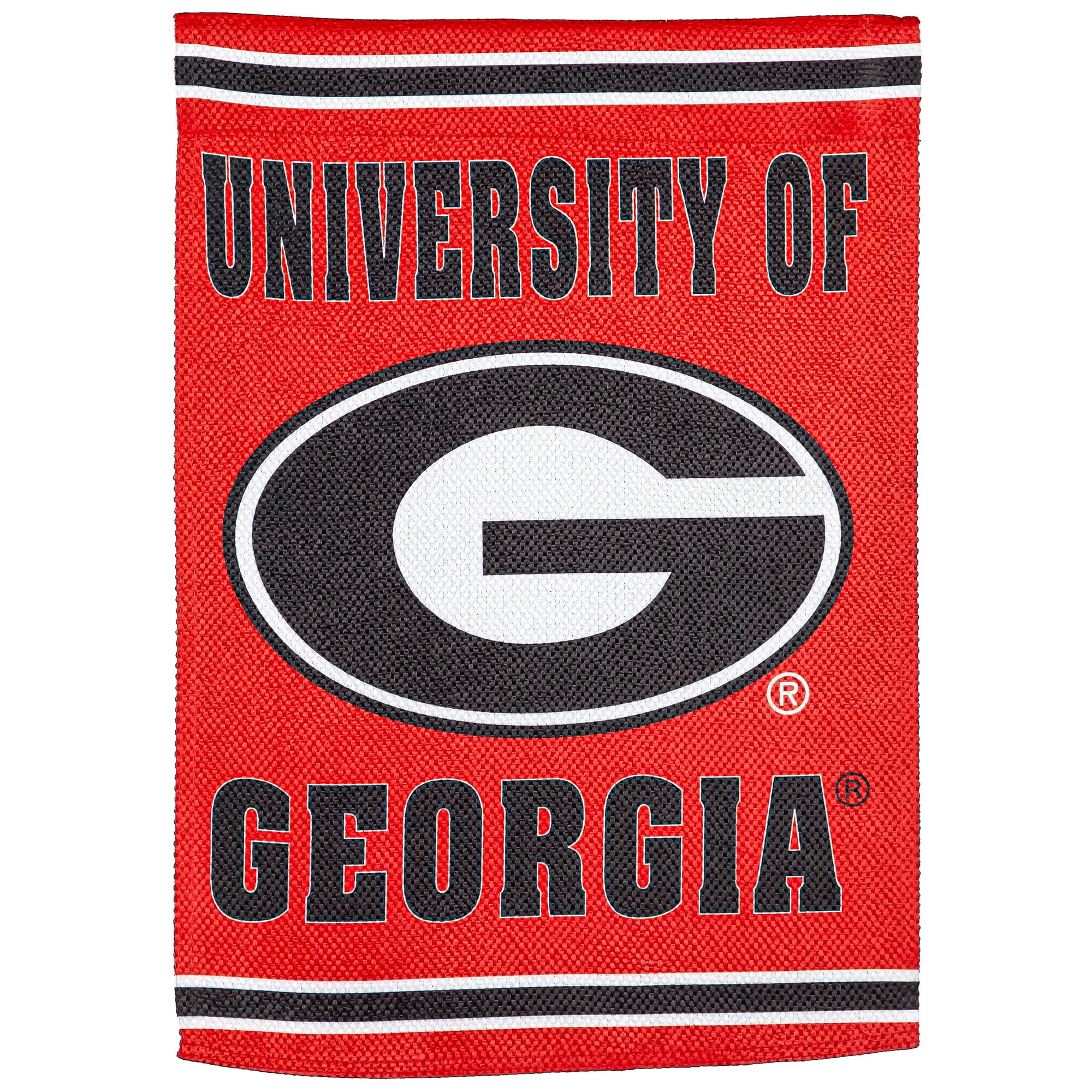 Georgia Bulldogs 28" x 44" Double-Sided Embossed Suede House Flag ...