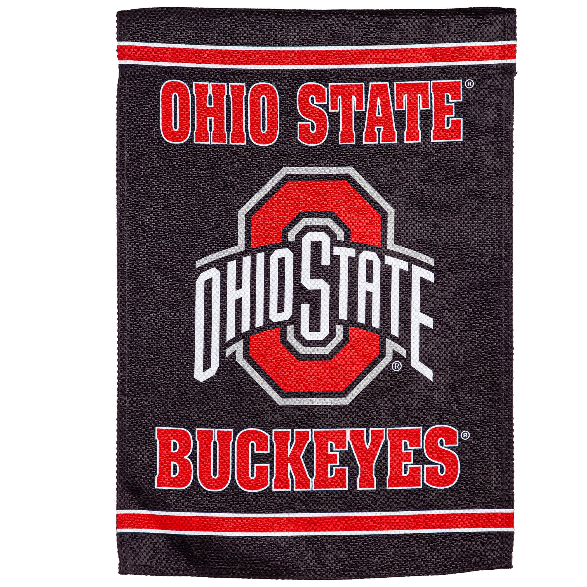 Ohio State Buckeyes 28" x 44" Double-Sided Embossed Suede House Flag ...