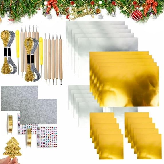 Embossing Foil Sheets, Decorative Metal Sheet Embossing Tools, for ...