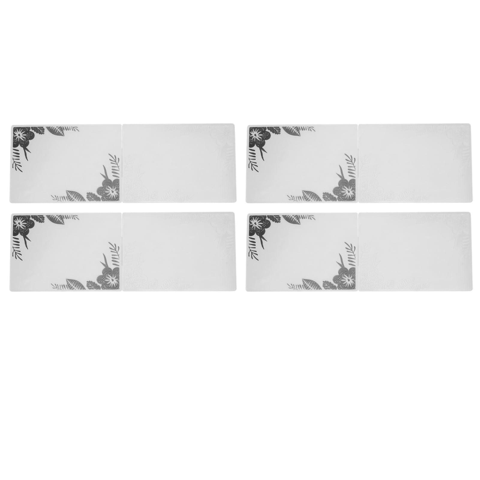 Embossing Folder - 4 Pieces Plastic Embossing Folder DIY Craft ...