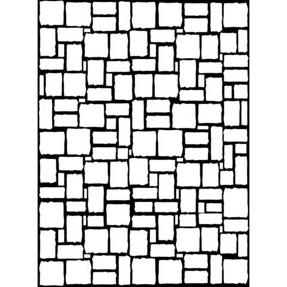 Embossing Folder Brick Wall 4.25X5.75 By Darice - Walmart.com