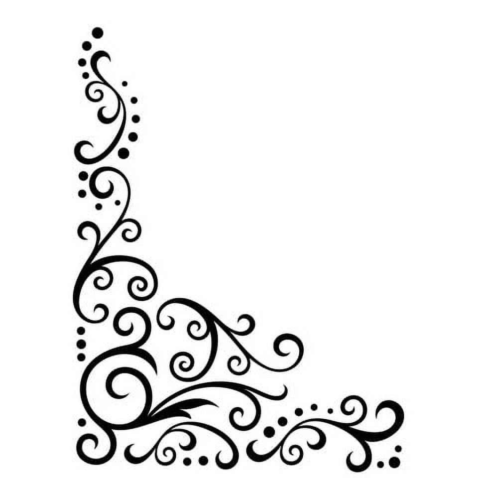 Embossing Folder Corner Scroll 5 X 7 In. By Darice - Walmart.com