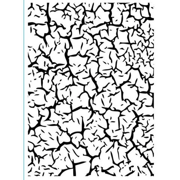 Embossing Folder Crackle 4.25X5.75 By Darice - Walmart.com