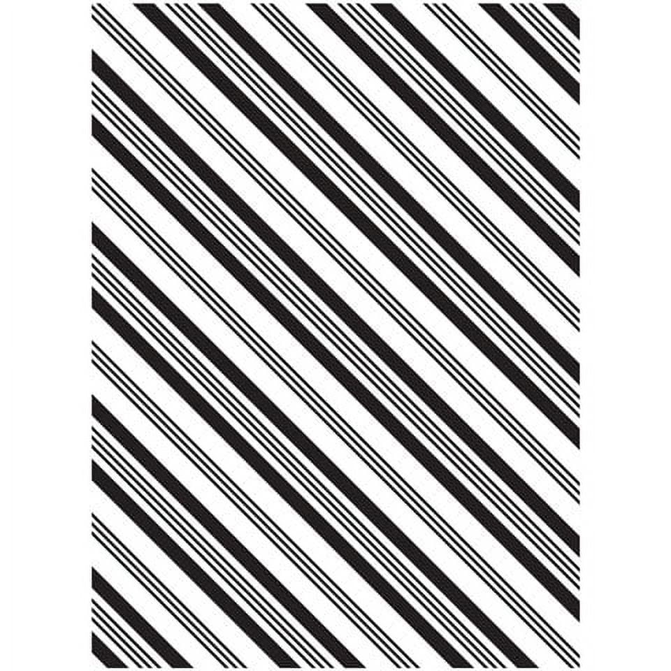 Embossing Folder Diagonal Stripe 4.25X5.75 By Darice - Walmart.com