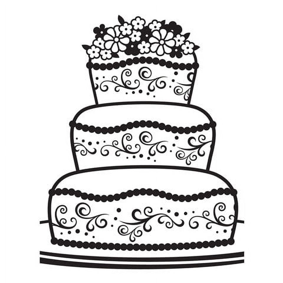 Embossing Folder Fancy Cake 4.25X5.75 By Darice - Walmart.com