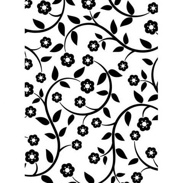 Embossing Folder Floral Vines 4.25X5.75 By Darice - Walmart.com