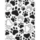 Embossing Folder Paw Print Background 4.25X5.75 By Darice - Walmart.com