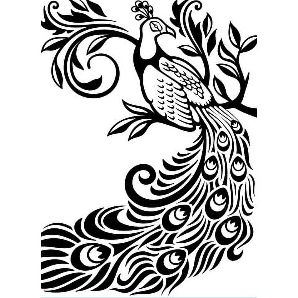 Embossing Folder Peacock 4.25X5.75 By Darice - Walmart.com