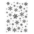 Embossing Folder Snowflake Background 5X7 By Darice - Walmart.com