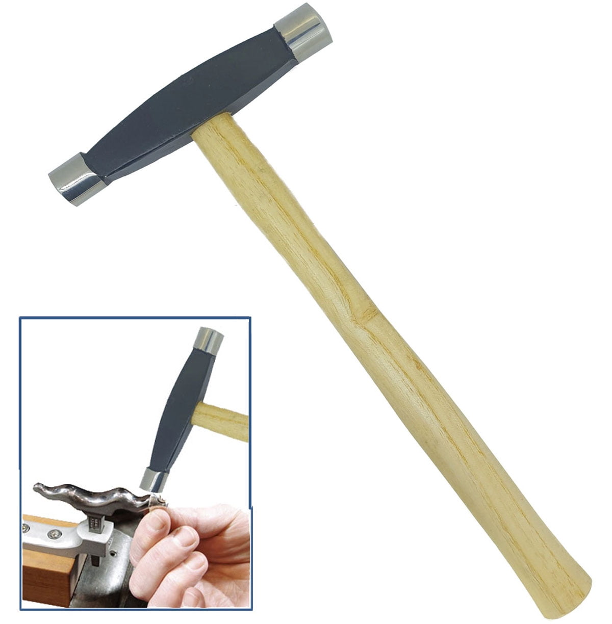 Embossing Hammer Round Light Dome Faces 4-7/8" Long Head SIlversmith ...