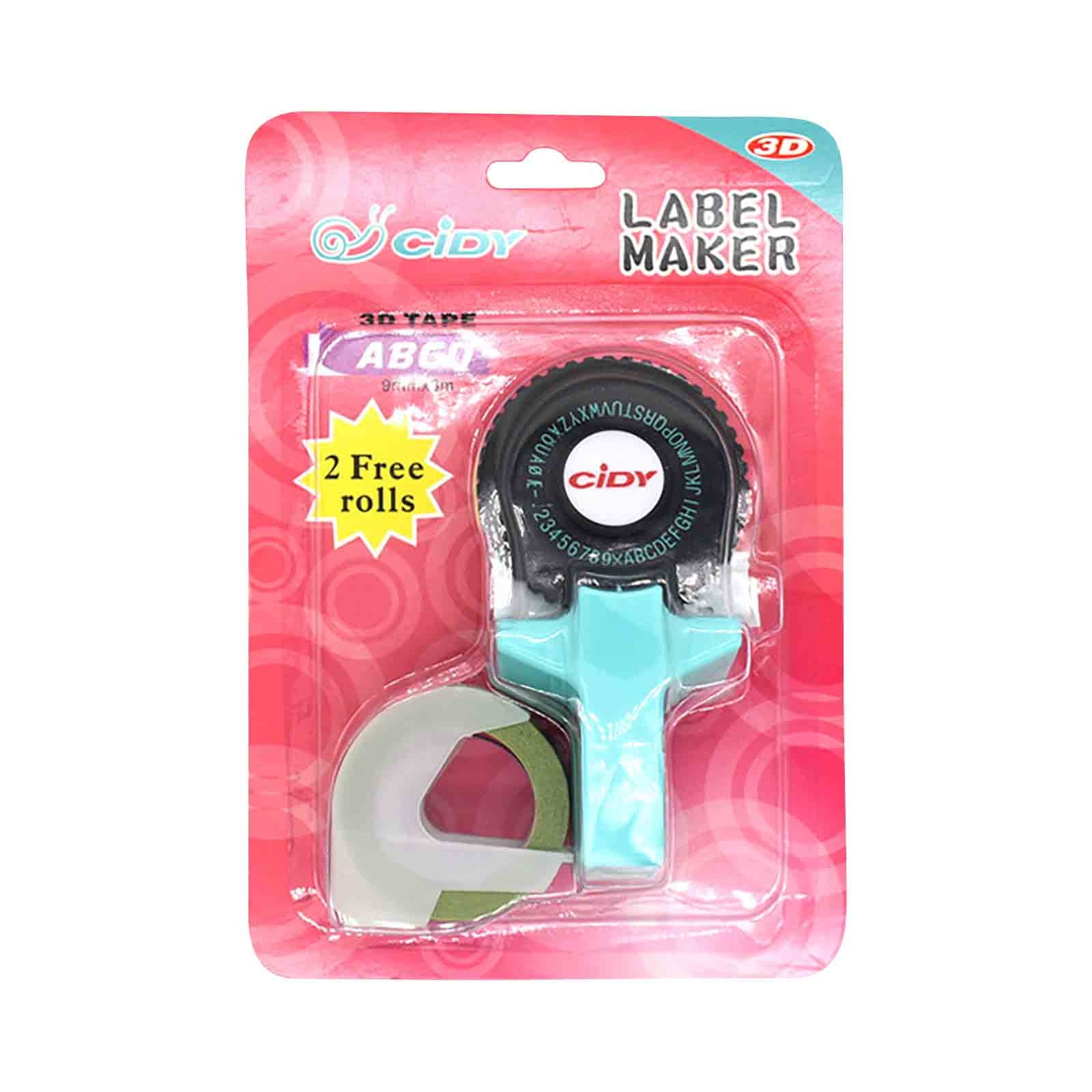 Embossing Label Maker Machine with Tapes, Omega S Vintage 3D Embosser ...