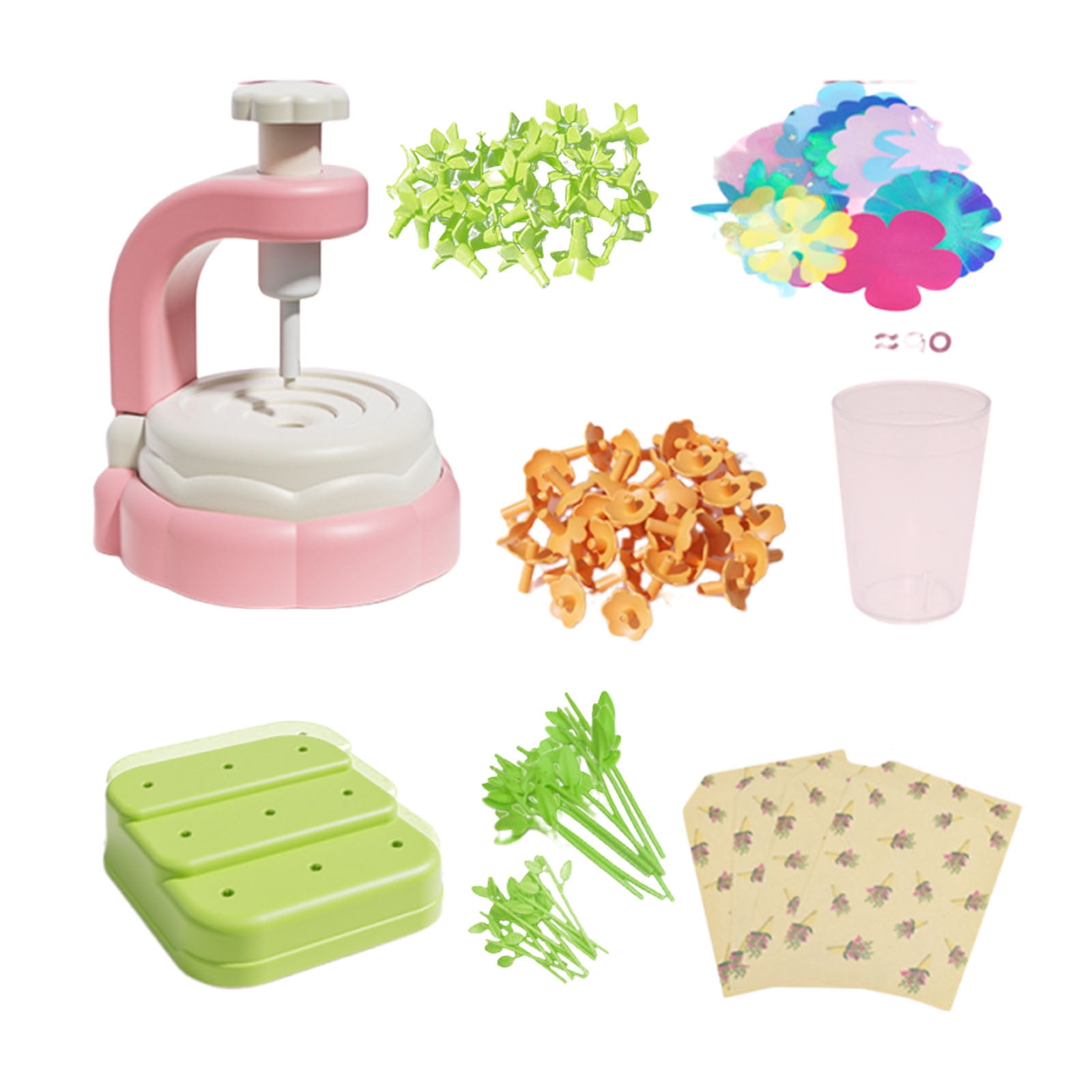 Embossing Machine Children's Handmade Cloth Weaving Bouquet Toys ...