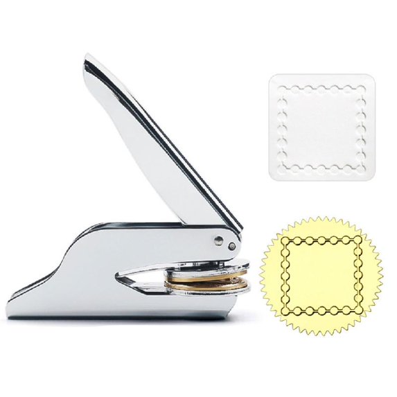 Embossing Seal Stamp for Certificate Seal Labels - Walmart.com