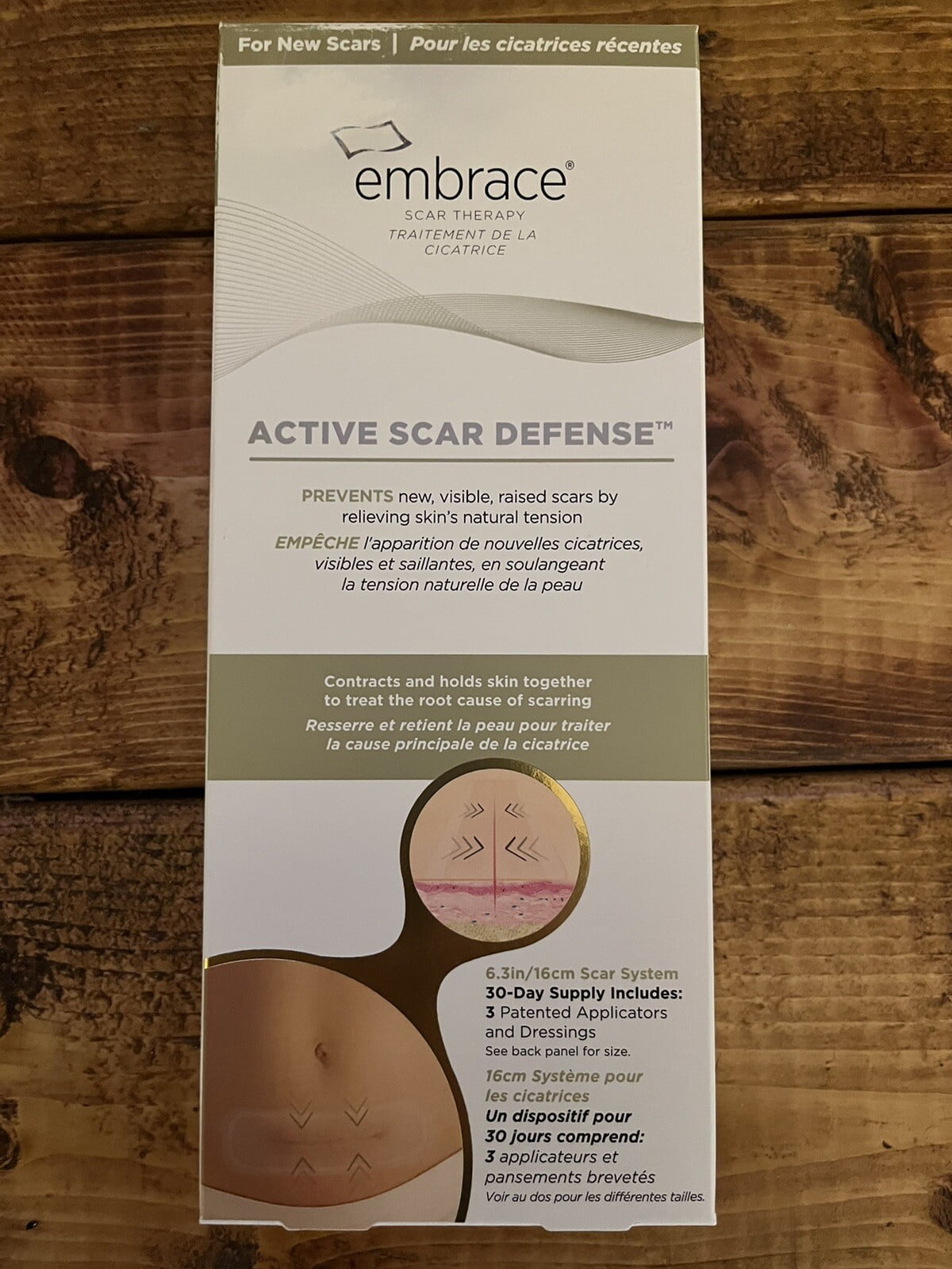 Embrace Active Scar Defense New Scars FDA-Cleared Silicon 6.3" X-Large ...
