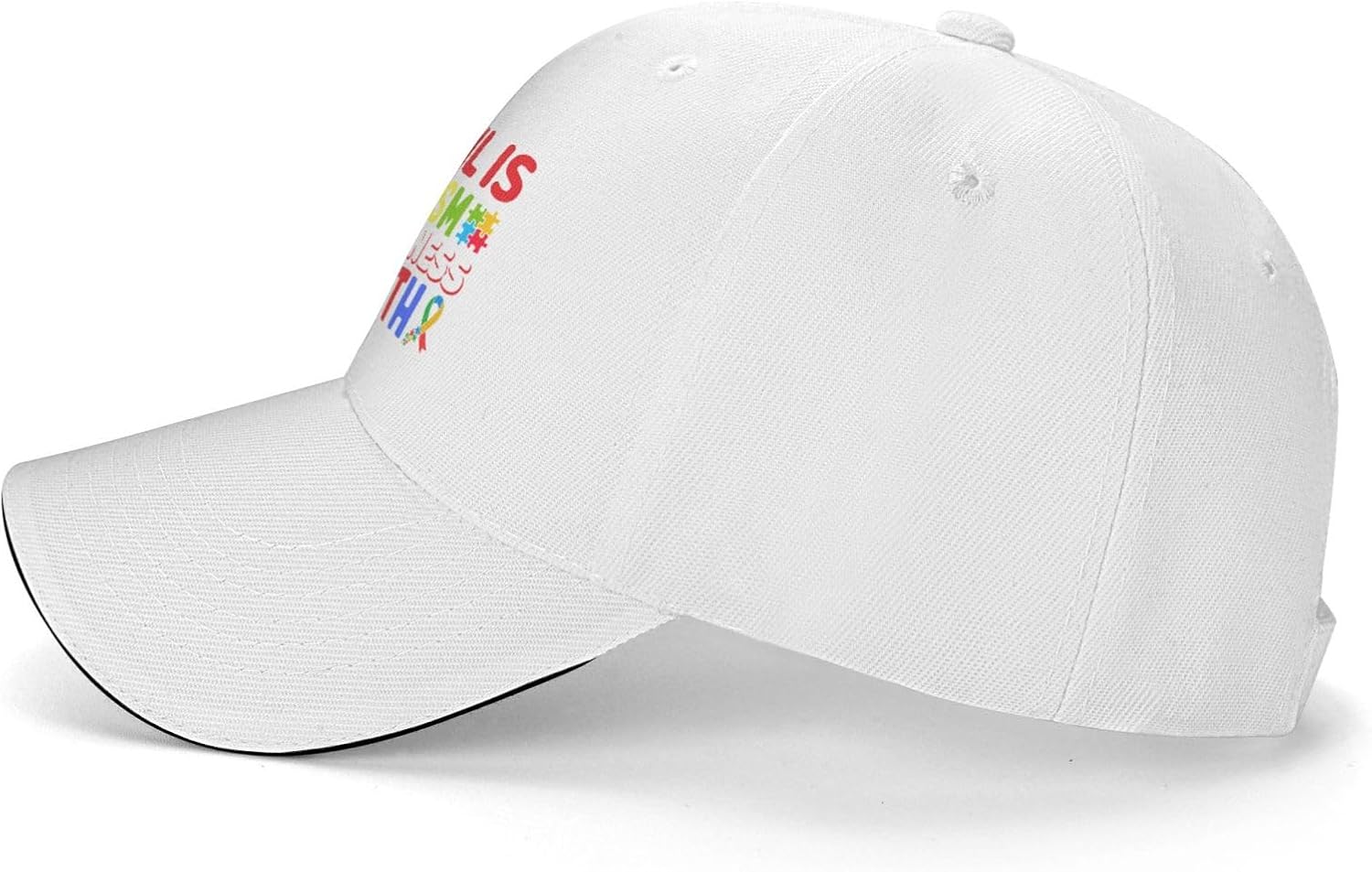 Embrace Differences Hat – April Autism Support Baseball Cap, Black ...