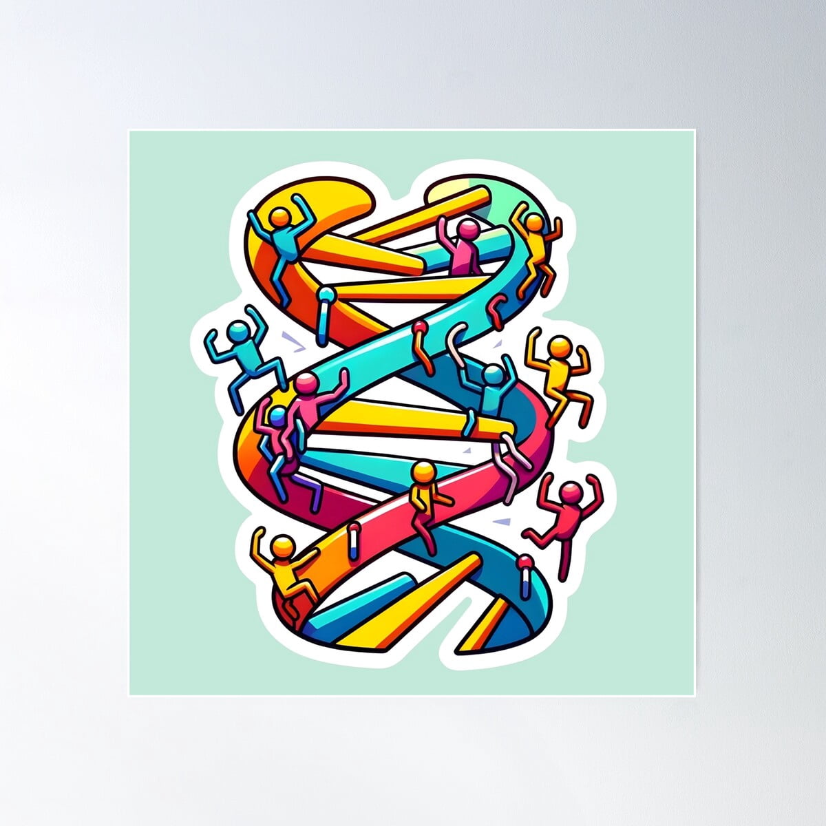 Embrace Diversity - United Colors Of Humanity Poster Wall Art, Modern ...