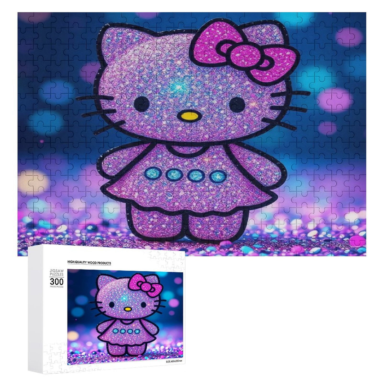 Embrace Fun With Glitter Hello Kitty Wallpaper Puzzles for Kids Ages 4 ...