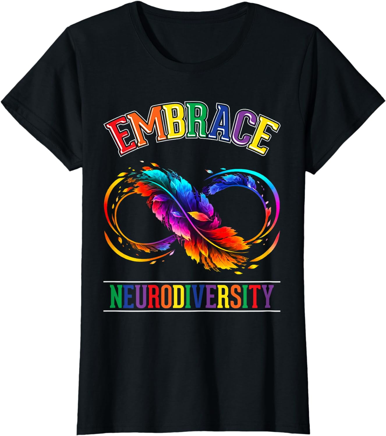 Embrace Neurodiversity Autism Awareness ASD ADHD Spectrum T-Shirt ...