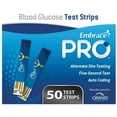 Embrace PRO Blood Glucose Test Strips, 50 ea HSA/FSA Eligible - Walmart.com