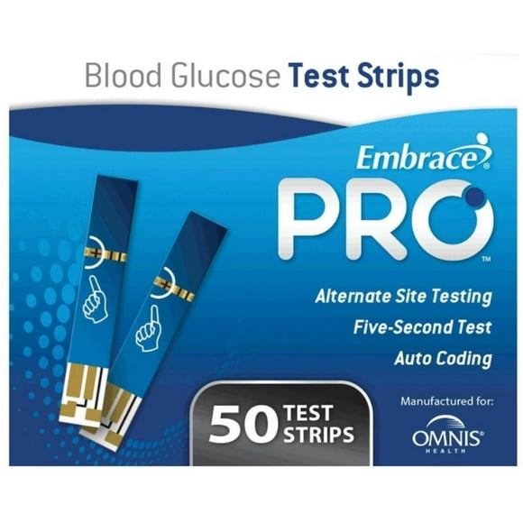 Embrace Blood Glucose Test Strips - Walmart.com