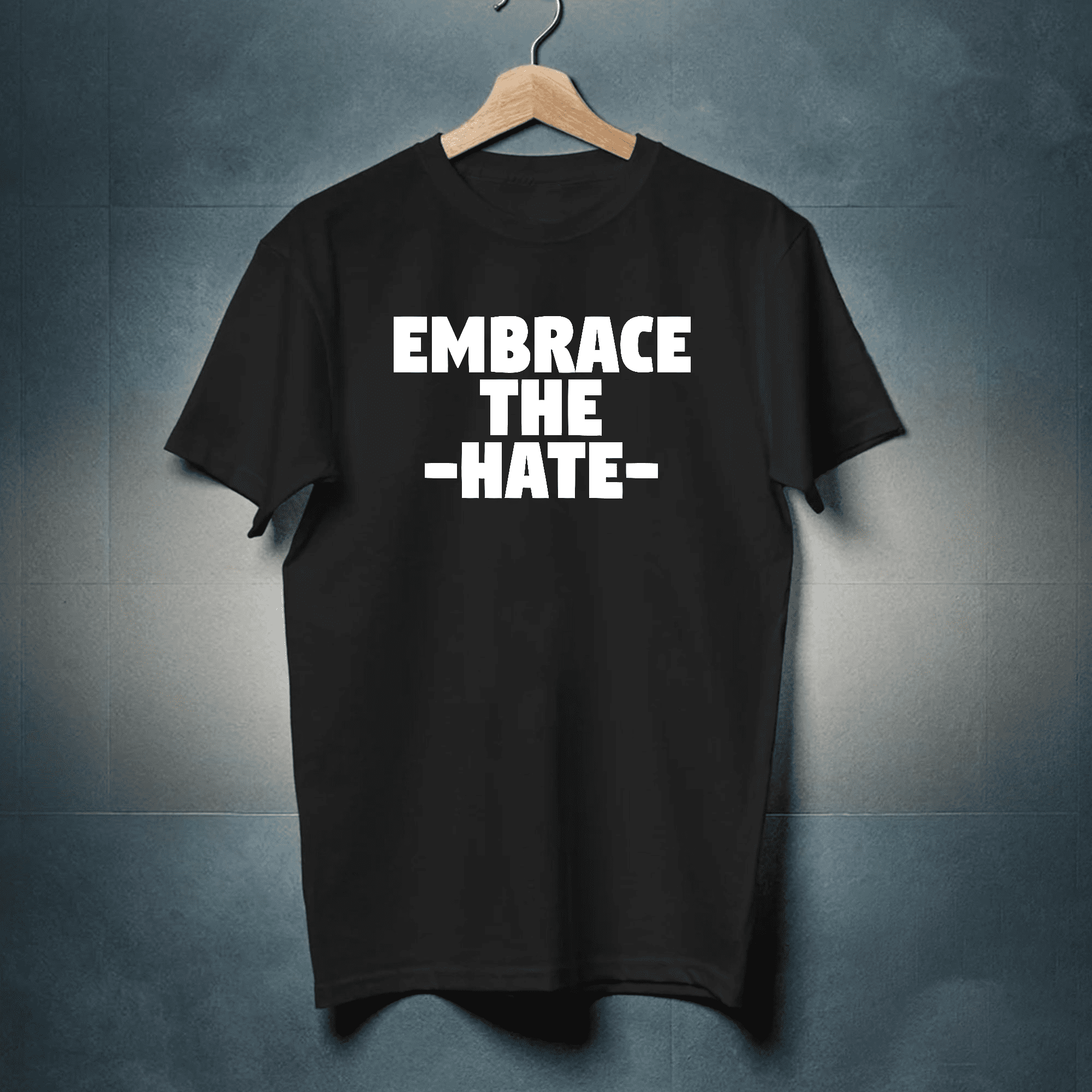 Embrace The Hate Funny Hi Haters Short-Sleeve Unisex T-Shirt - Walmart.com