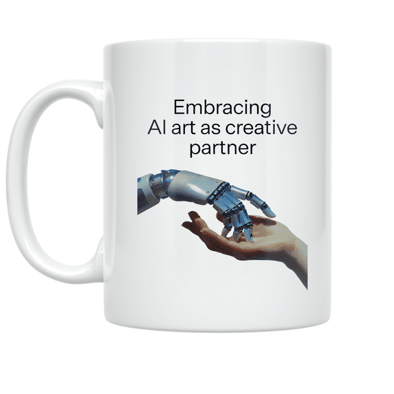 Embracing AI Art as Creative Partner - AI Art Enthusiast - 11 oz ...