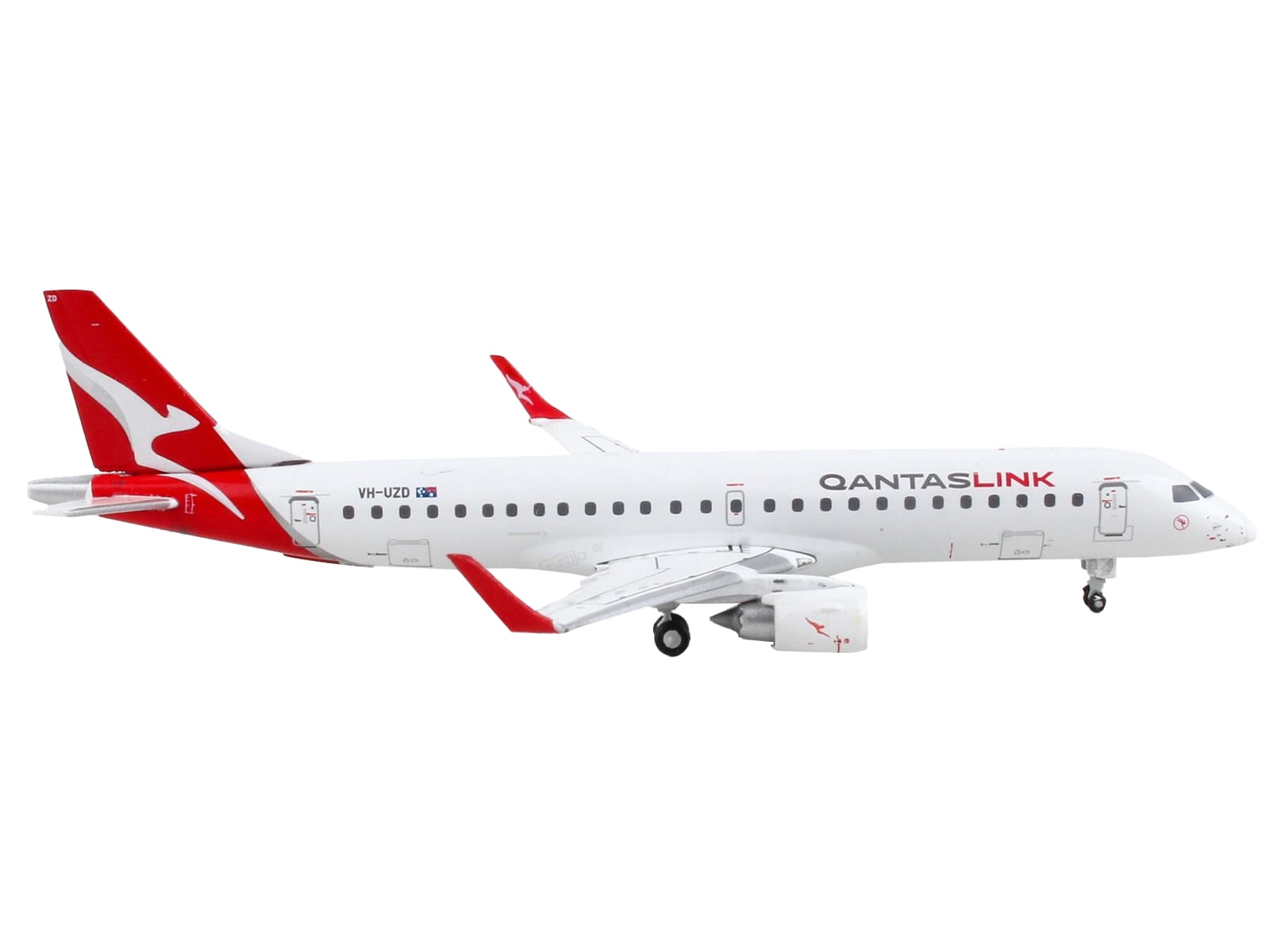 Embraer ERJ-190 Commercial Airplane in Sleek White with Striking Red ...