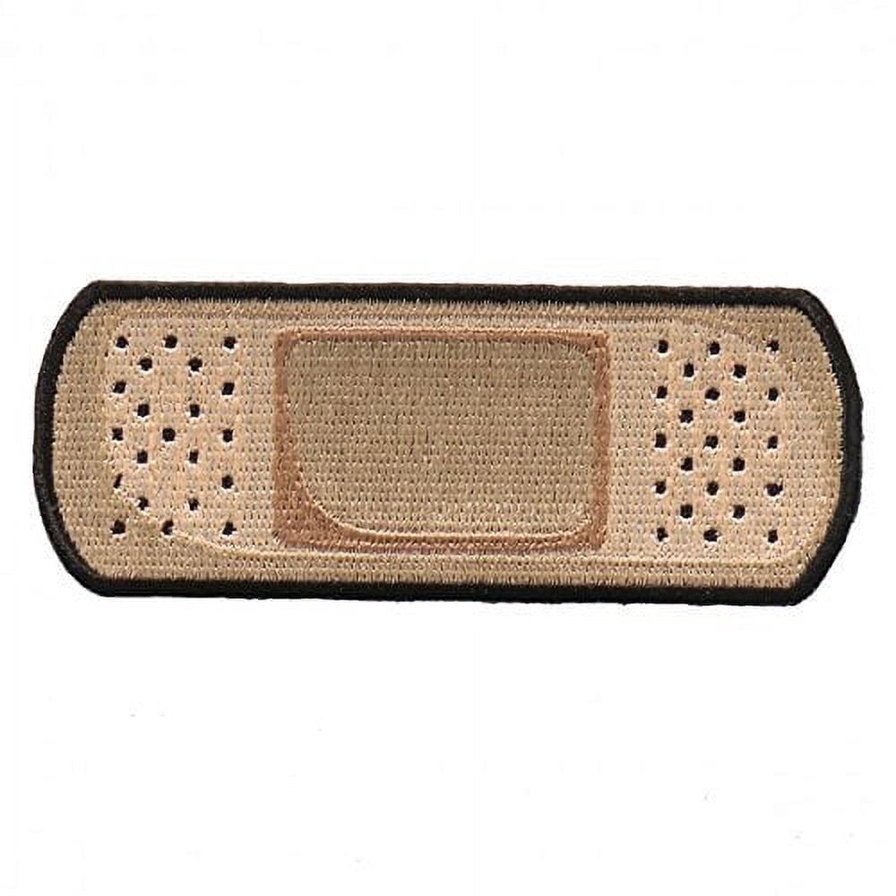 Embroidered BANDAGE PATCH - Iron-On / Sew-On - 4" x 2" - Walmart.com