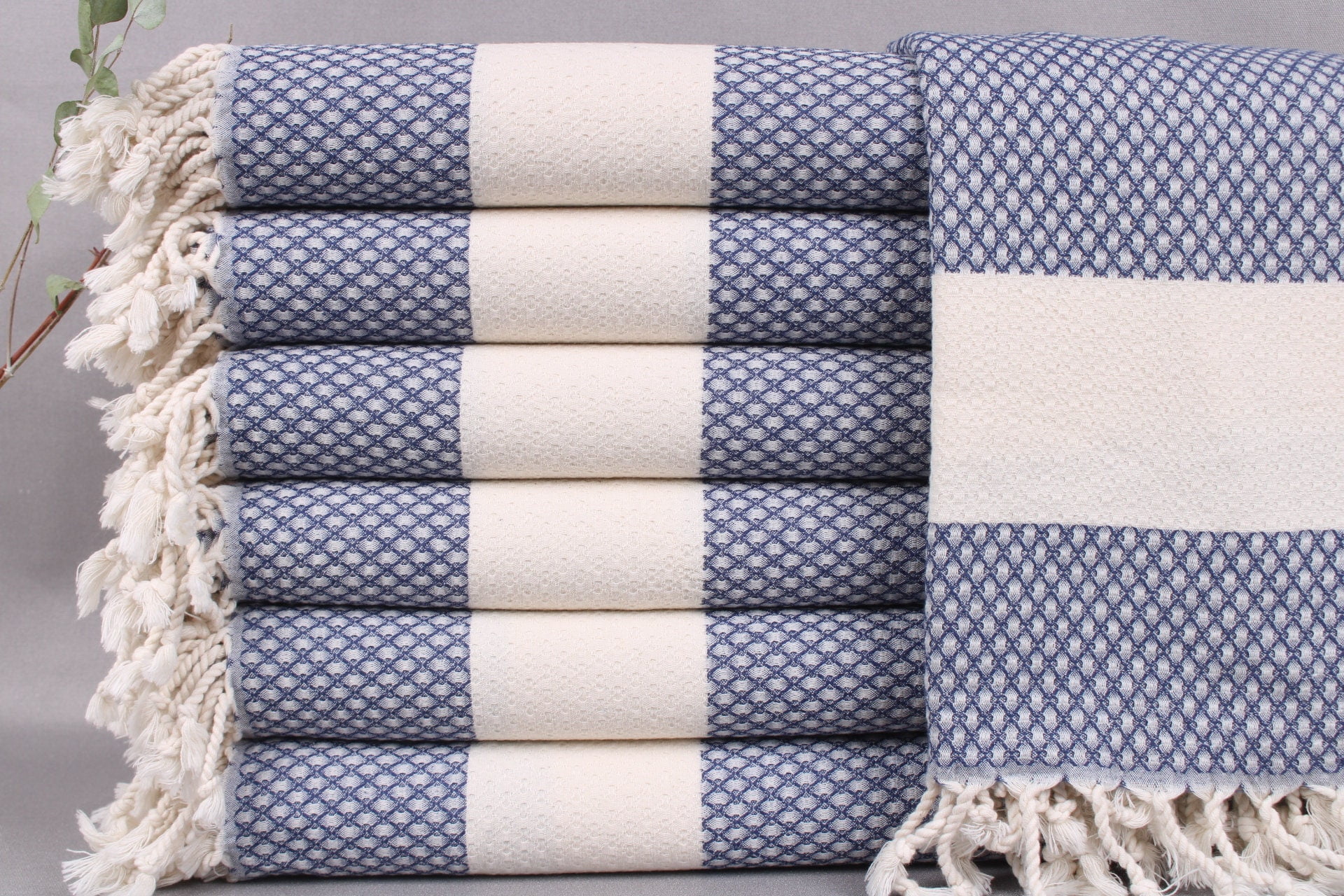 Embroidered Beach Towel, Turkish Towel Beach, Navy Towel, Chevron Towel ...