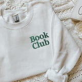Embroidered Book Club TShirt Bookworm Reader Gift - Walmart.com