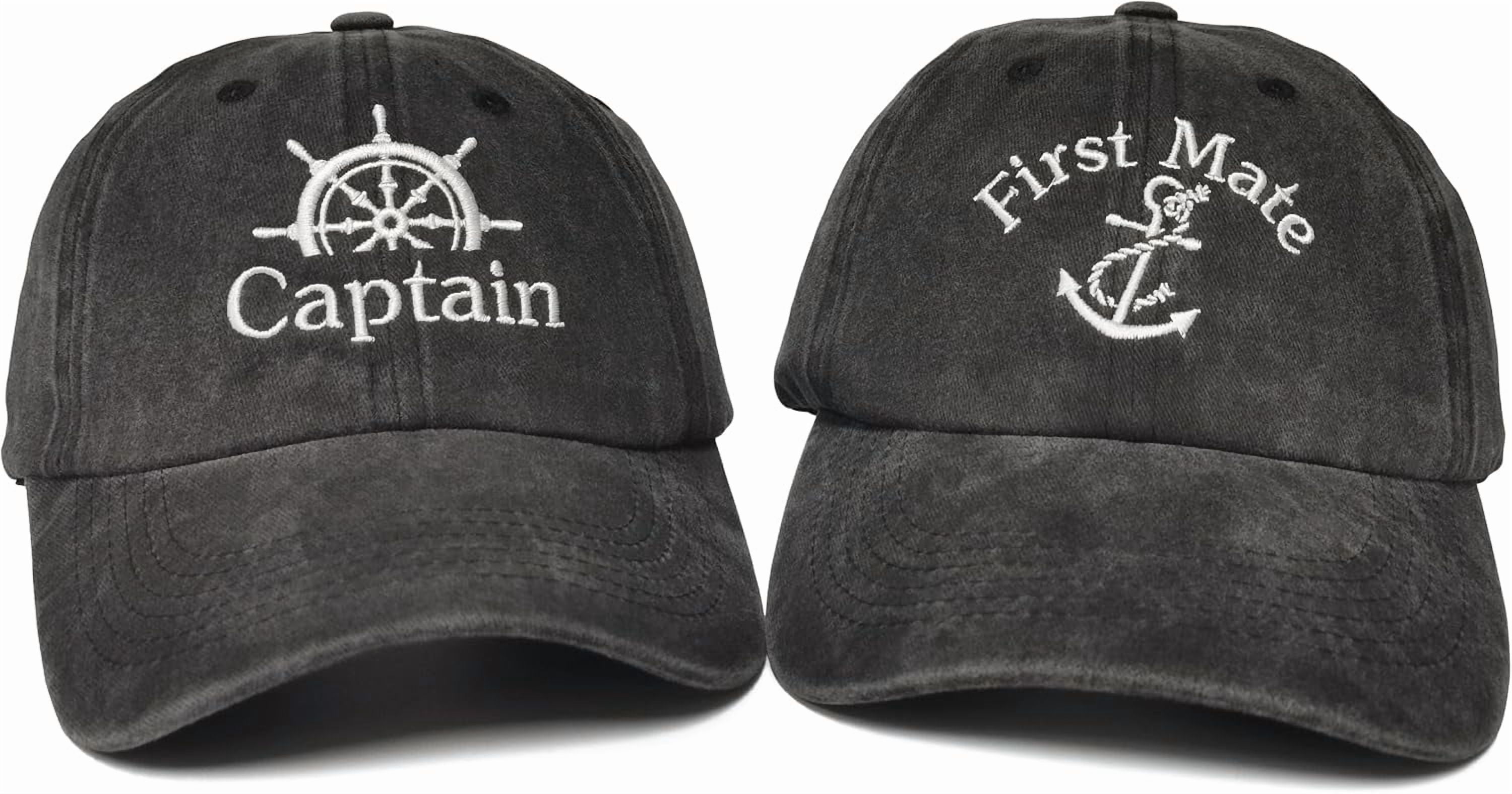 Embroidered Captain & First Mate Hats - Walmart.com