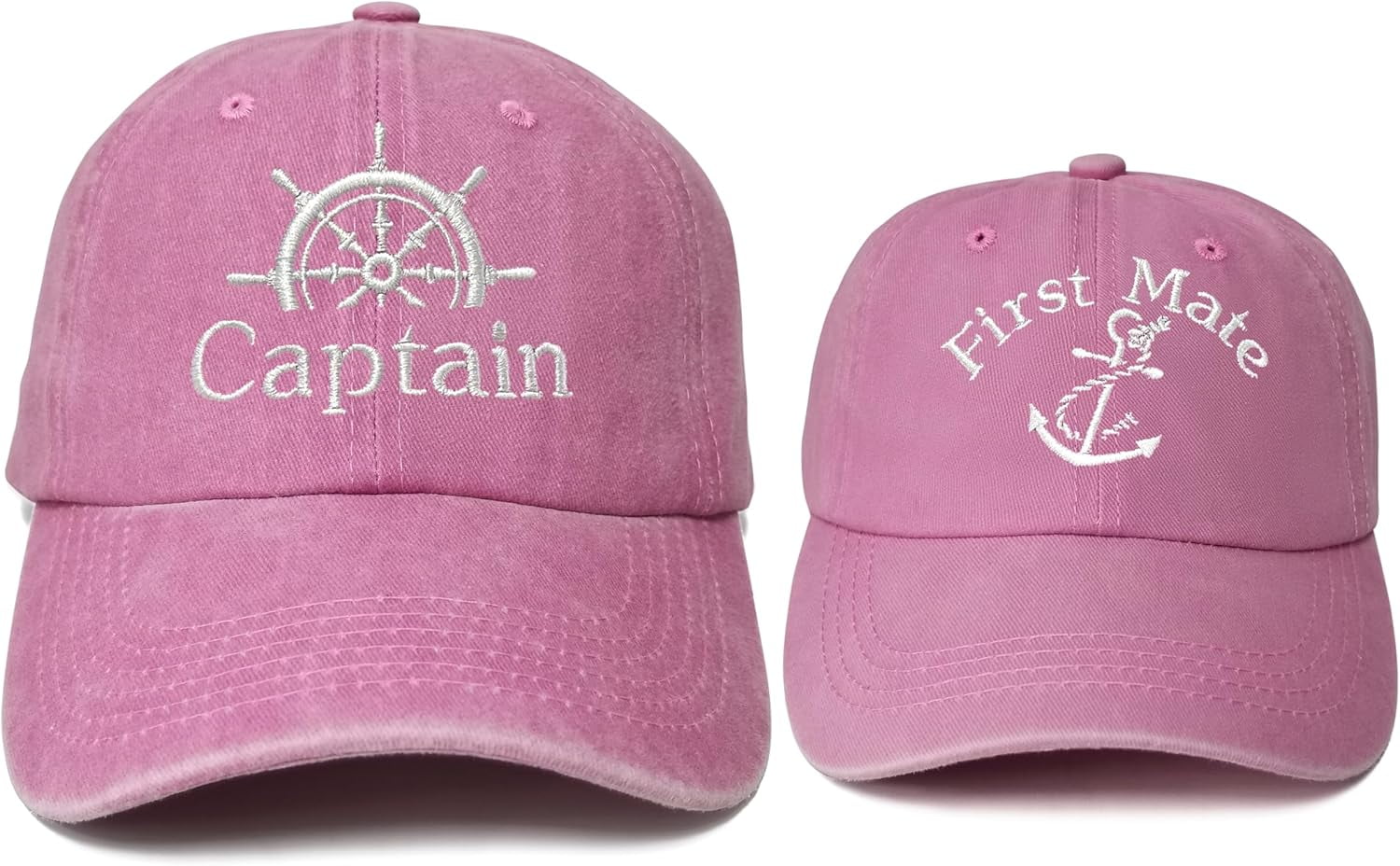 Embroidered Captain & First Mate Hats - Walmart.com