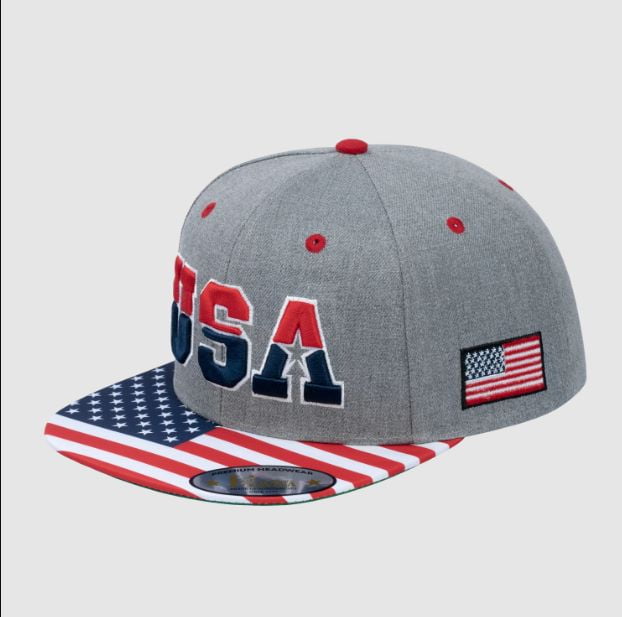HAVINA PRO CAPS - Embroidered Classic US American Flag - 6 Panel Snap ...