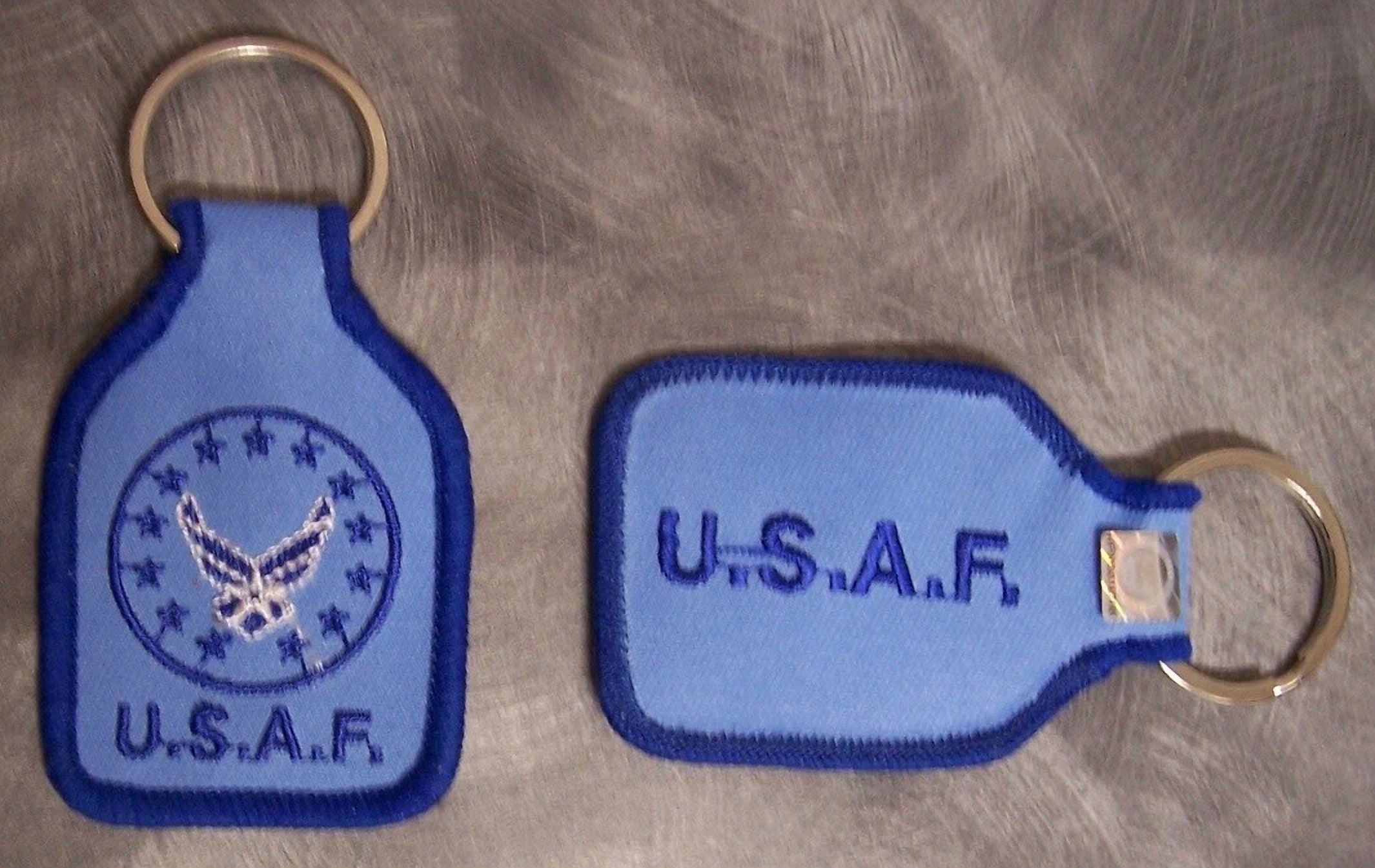 Embroidered Cloth Military Key Ring Usaf Air Force Emblem New - Walmart.com