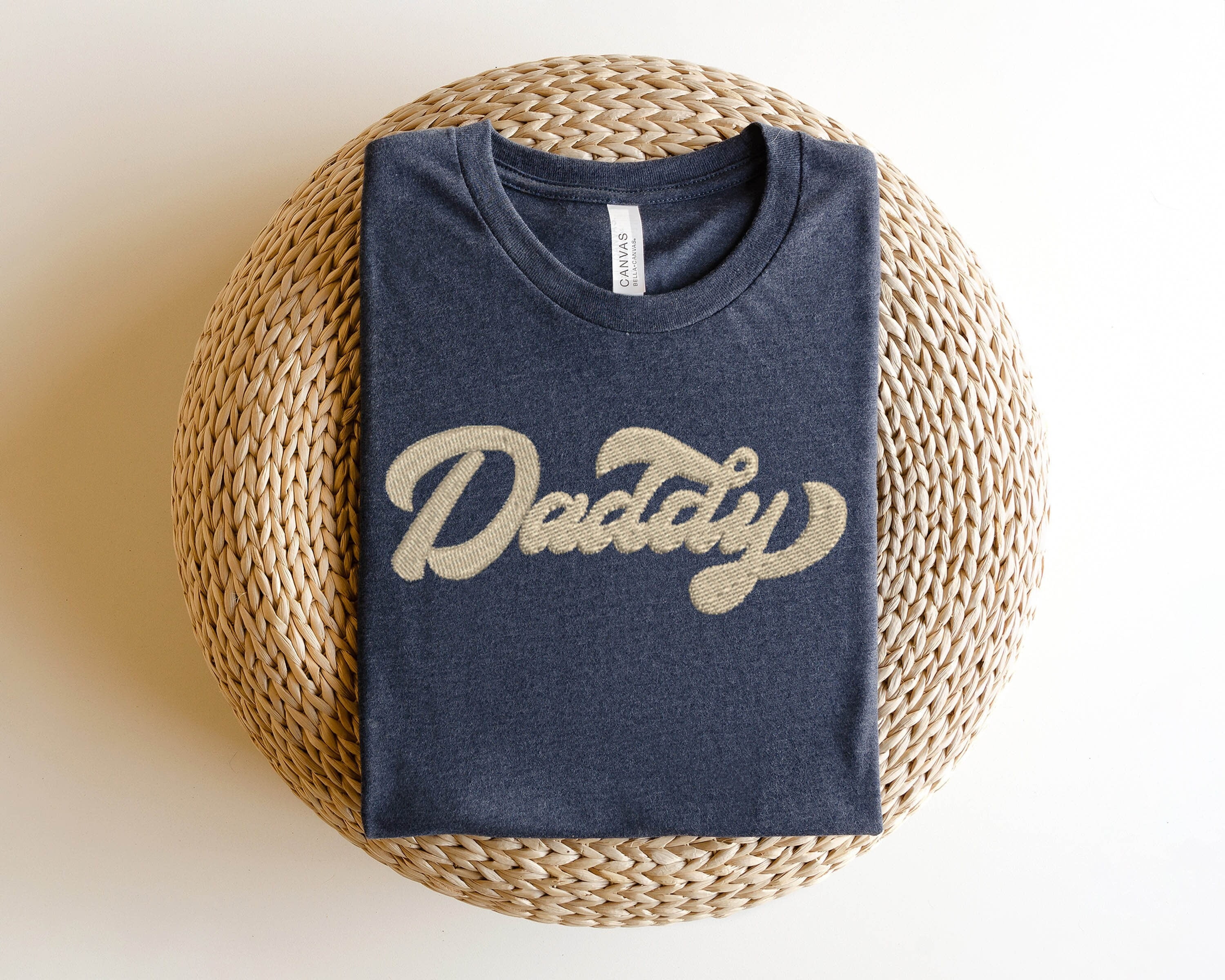 Embroidered Daddy Shirt, Embroidered Fathers Day Gift, Best Dad Shirt for Dad, Super Dad ...