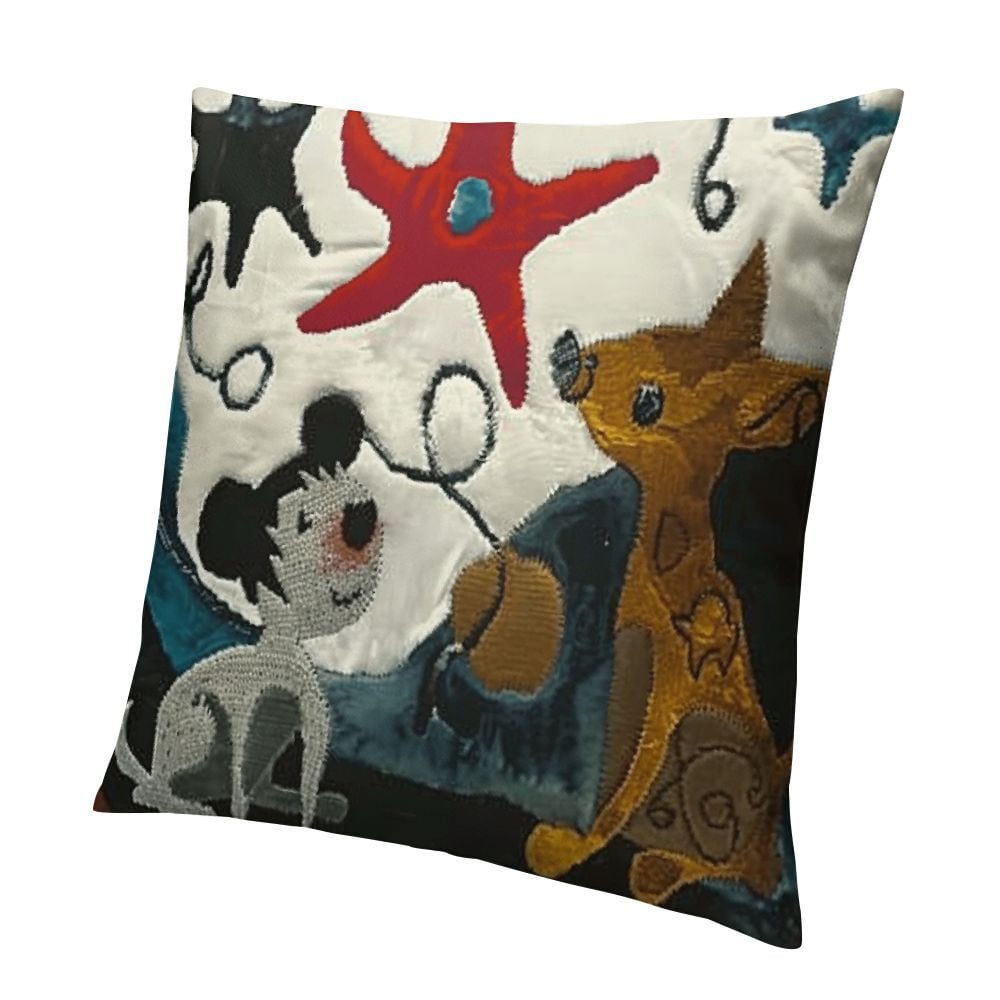 Embroidered Decorative Throw Pillows Covers for Sofa Decor Cushion ...
